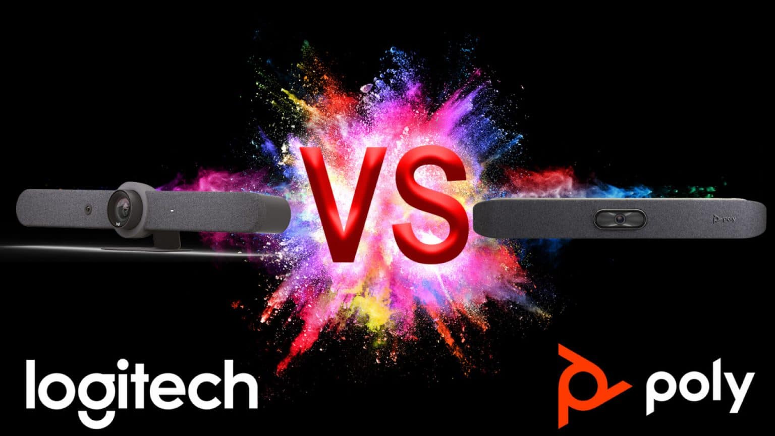 So sánh thiết bị họp trực tuyến Logitech Rally Bar vs Poly Studio X50 32913456 | Rongbay.com
