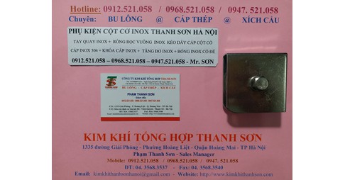 Puly cột cờ,ròng rọc vuông Inox,tay quay cột cờ Thanh Sơn hà nội có cáp ...