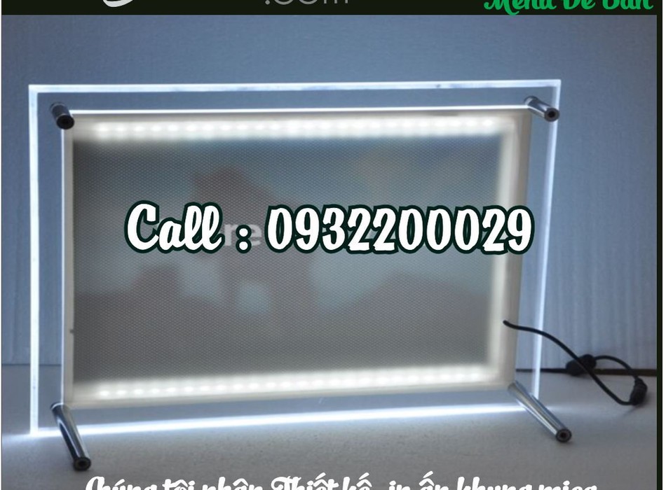 Khung led để bàn và treo tường khác nhau như nào 32873941 | Rongbay.com