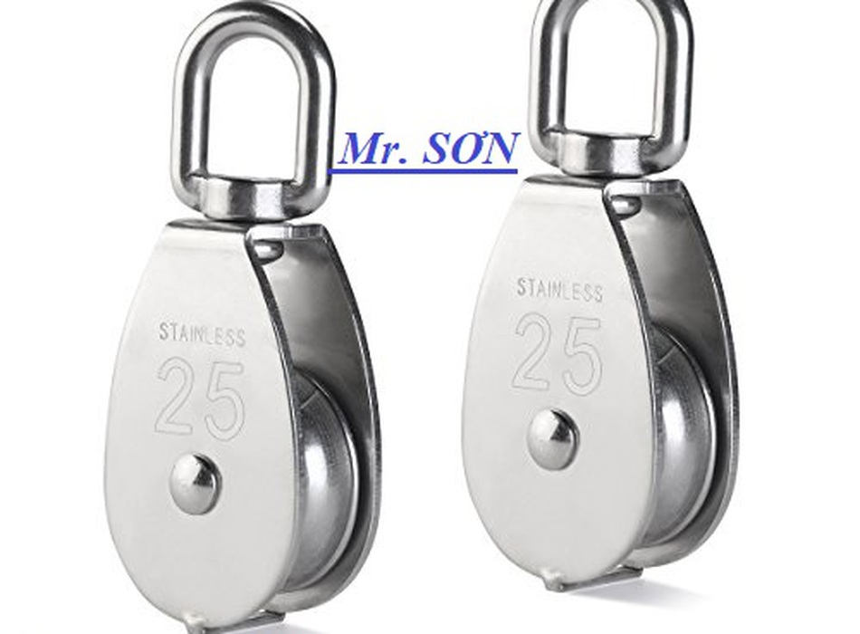 Ròng dọc puly đơn Inox 304 hà nội 0947.521.058 Thanh Sơn có puly Inox ...
