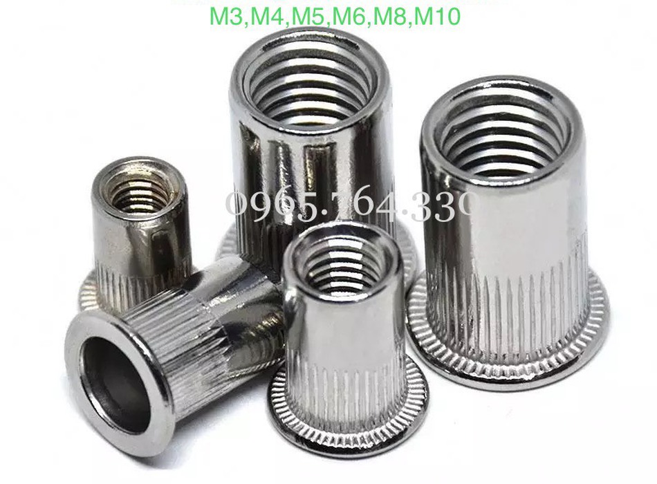 Tán Rút Ecu Rút Inox 304 M3 M4 M5 M6 M8 M10 32988805 | Rongbay.com