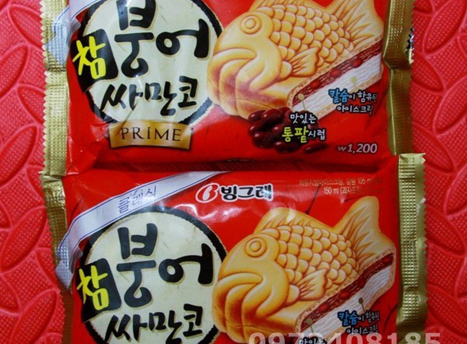 Kem cá Hàn Quốc, kem Melona, kem EnchoBar, kem viên Atom giá hấp dẫn ...