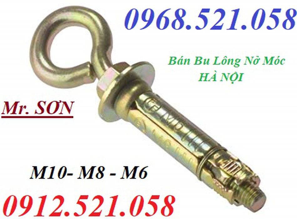 Cung ấp Nở mắt inox M10 x 80,nở mắt thép mạ M16 x 150,nở sắt móc tròn ...