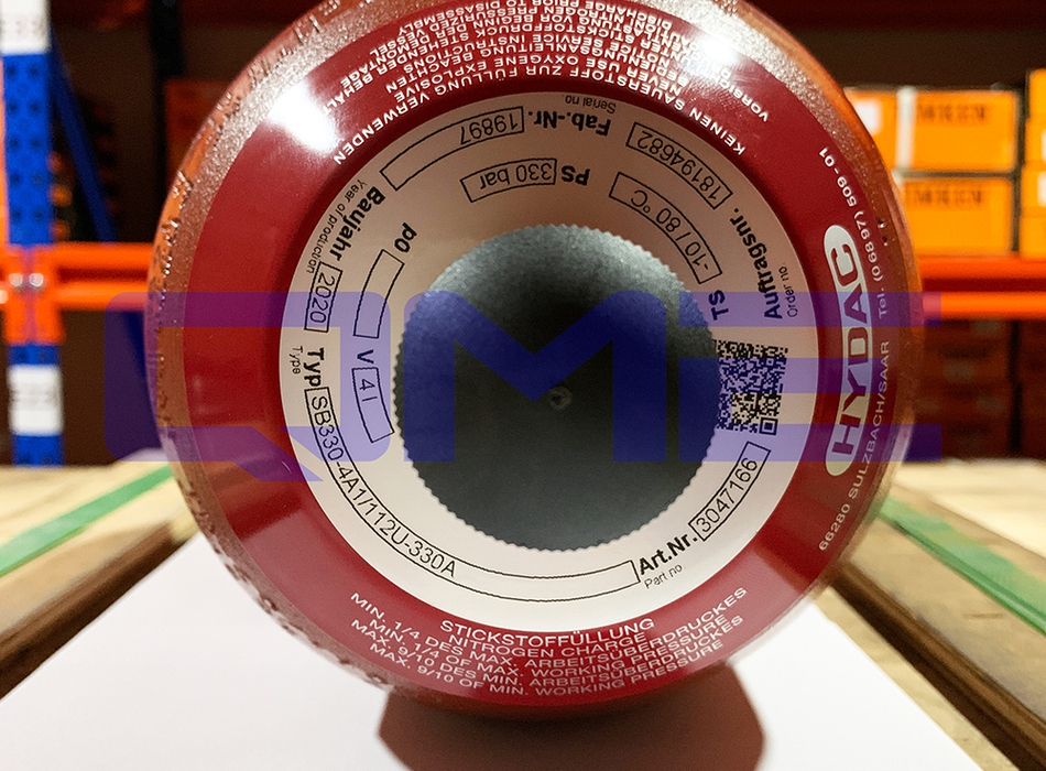 Bình tích Hydac 4 lít SB330-4A1/112U-330A - Dạng túi 3047166 chính hãng ...