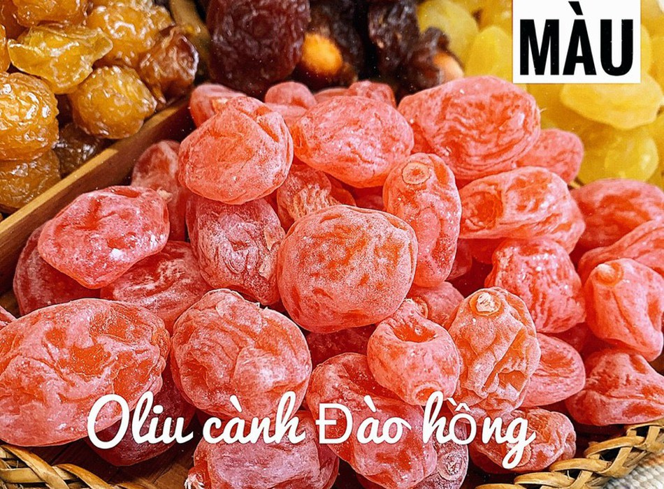 Hủ 500gr mix mận cơm, oliu vàng, đào chẻ, oliu hồng, oliu xanh, xí muội ...