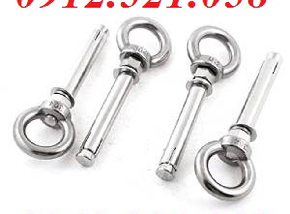 Cung ấp Nở mắt inox M10 x 80,nở mắt thép mạ M16 x 150,nở sắt móc tròn ...