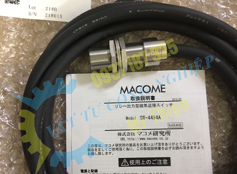 Cảm biến tiệm cận , Macome Vietnam , SW-4494A , SW-252A , ST-1014, SW-1014-24C2 , MG-102A ...